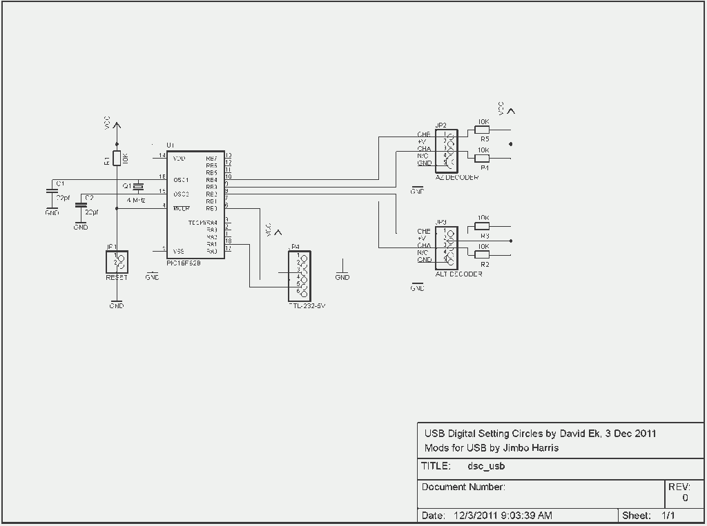 USB Digital Setting Circles – The Ek's Files